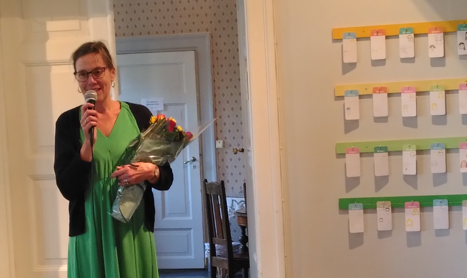 Opening of the exhibition From Evin With Love in Norway ...